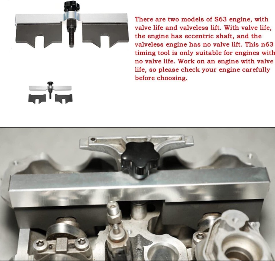 Camshaft Engine Alignment Timing Tool Kit for BMW N63 N74 S63 V8 4.4L ...
