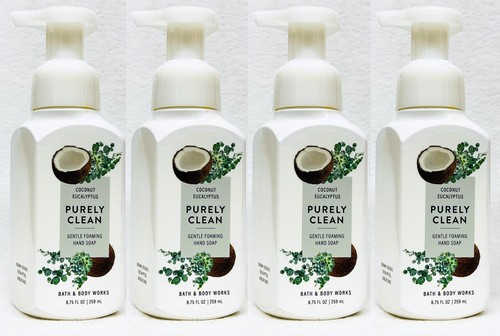 4 Bath & Body Works PURELY CLEAN Gentle Foaming Hand Soap 8.75 oz | eBay