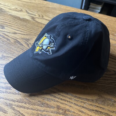 New 47 Pittsburgh Penguins Hat Fitted (XL) NHL Black Ball Cap Pens Logo ...