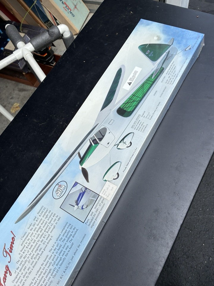 NOS Sealed Sig Rascal R/c Balsa R/c Model Airplane Kit | eBay