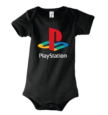 Youth Designz Baby Strampler Playstation Print Body Fun Spruch Gaming ...