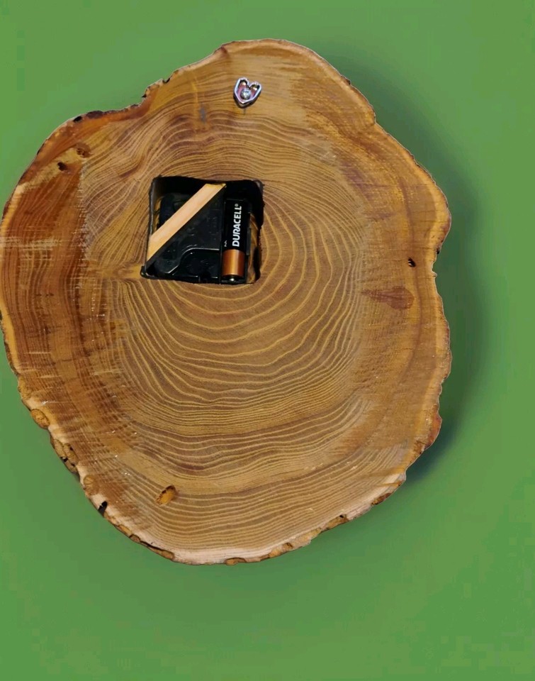 Beautiful Wood Slab Clock Tree Trunk Slice | eBay