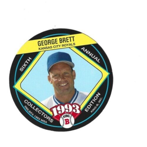 1993 MSA KING B DISC #9 GEORGE BRETT ROYALS MINT L@@K | eBay
