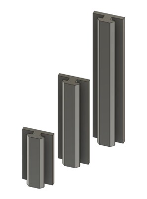 Profilgleiter für Aluprofil Nut 5/6/ 8 I - Typ Item Gleiter Profil bis ...