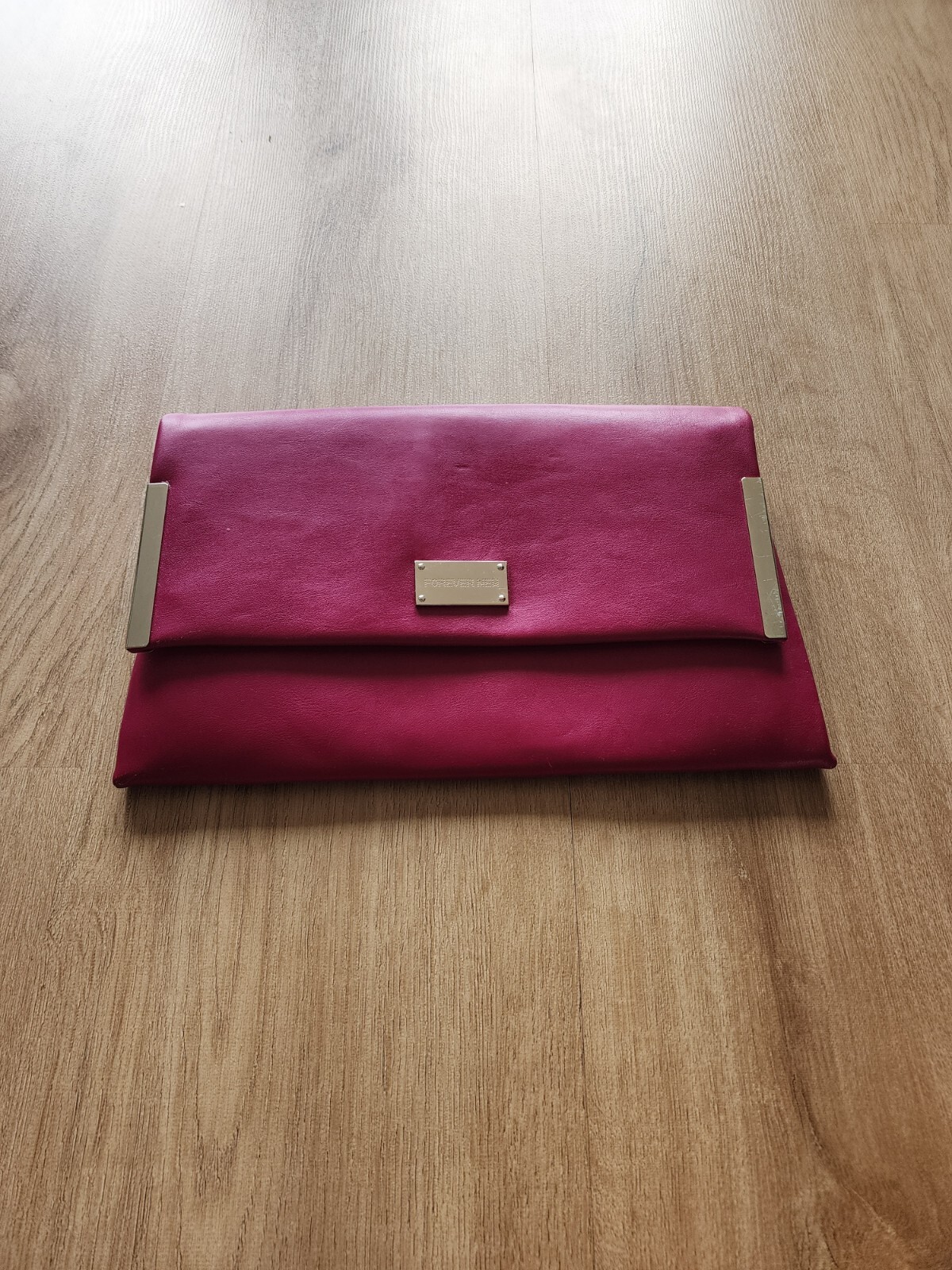 Forever New Pink Clutch Purse With Mirror | eBay