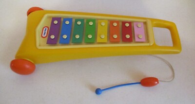 Little Tikes-Xylophone-Rolling-Pull Along-20" Long-Yellow-Toddler ...