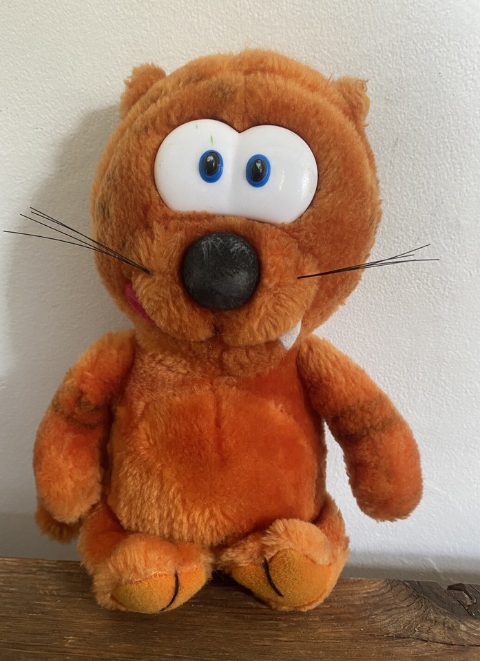 Vintage 1986 Heathcliff the Cat Plush Toy Stuffed Animal McNaught ...