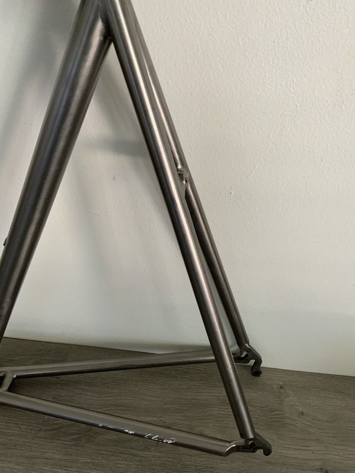 MERLIN TITANIUM FRAME 57 CM 1.4 KGS. 130 MM REAR SPACING INCLUDES ...