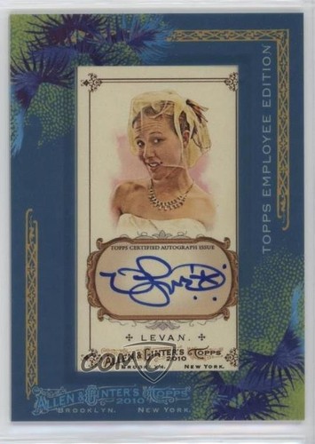 2010 Topps Allen & Ginter's Framed Mini Employee Victoria Levan #AGEA1 ...