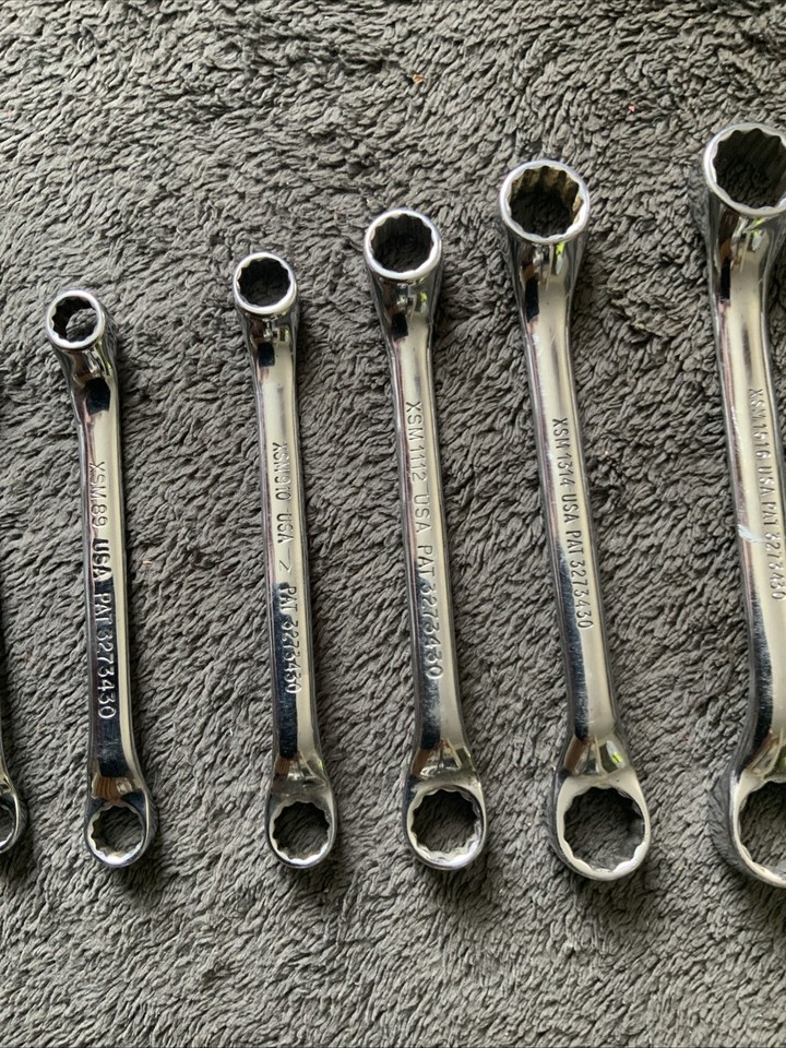 Snap On Stubby Box End Wrench Set, Metric, 8c…6 Up To 20…..see Pics….l ...