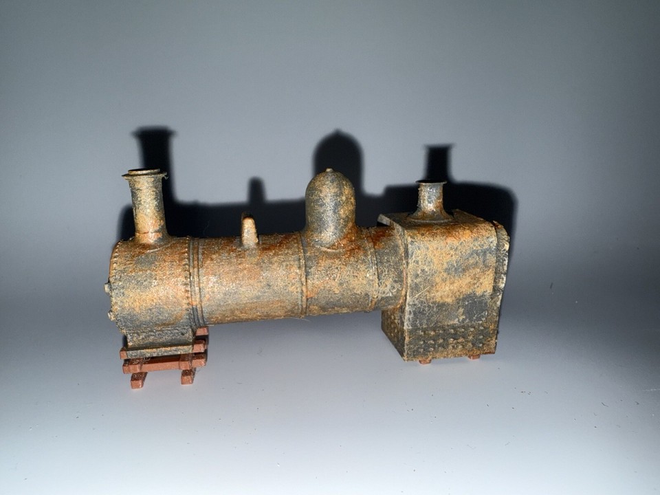1:87 Ho Scale Rusty Steam Engine Boiler Load/decor (REAL RUST) | eBay