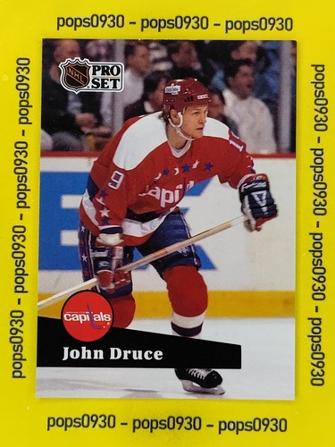 John Druce, Washington Capitals, 1991, Pro Set, #251 | eBay.de