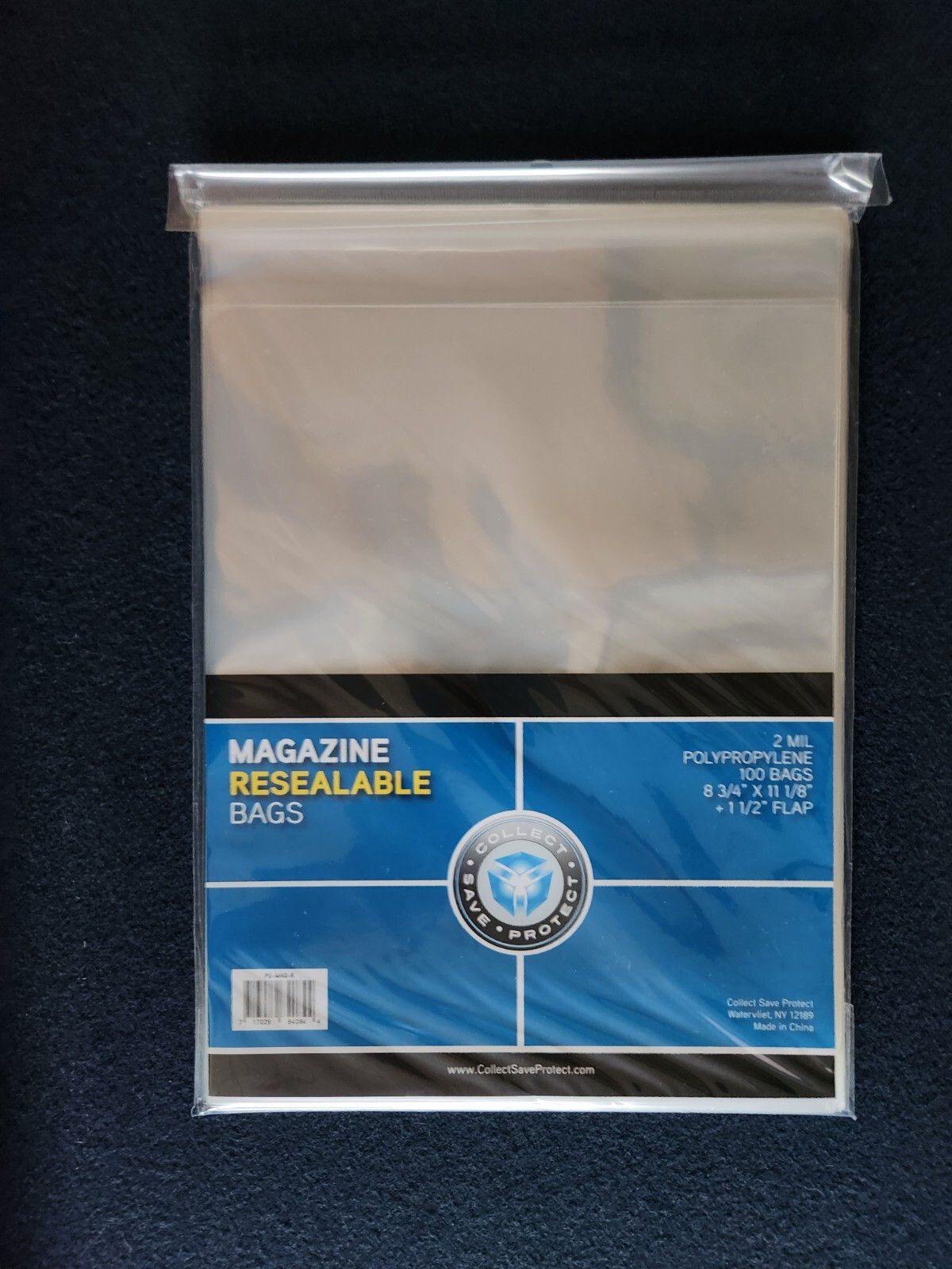 300 Resealable Regular Size Magazine Sleeve Bag Pack Storage Protector ...