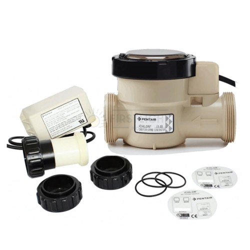 Pentair Ichlor 15 Salt Chlorine Generator Bundle Salt System for 15k ...