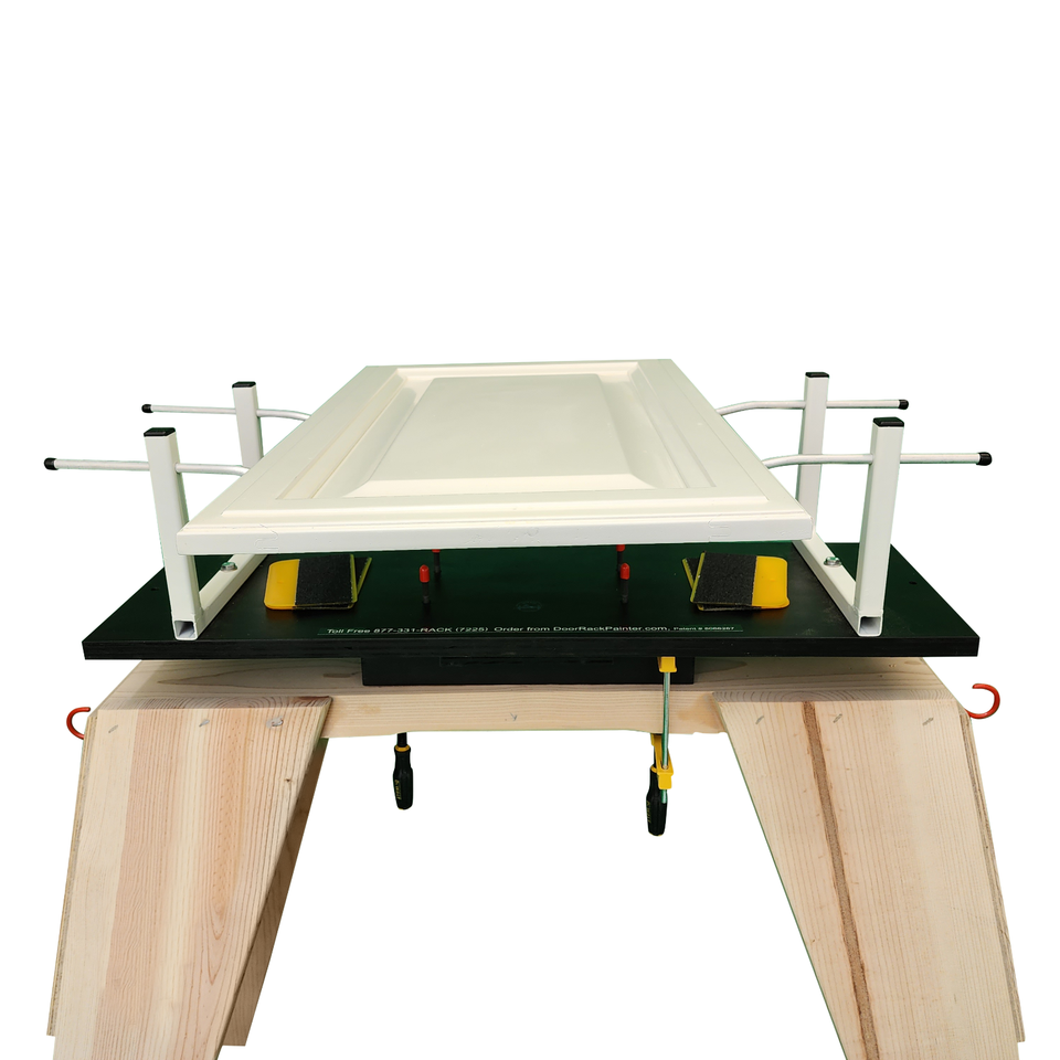 Rotating Spray & 18 Door Dry Rack (Spray & Store 18 Cabinet Doors Both ...