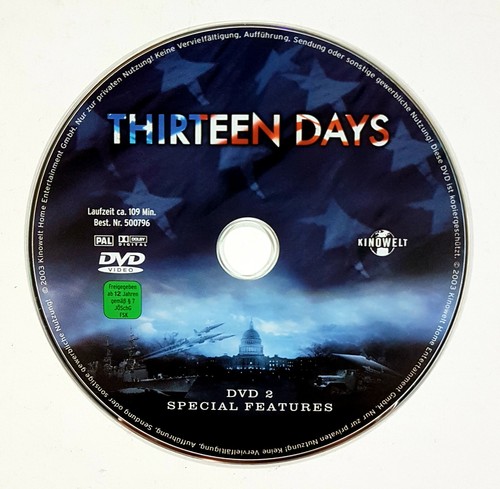 Dvd Bonus Disc Thirteen Days Special Edition No Film! Making Of/Deleted ...