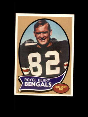 1970 Topps Football #086 Royce Berry STARX 6.5 EX/MT+ (CS810170) | eBay