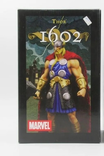 Marvel 1602 Thor 8" Statue Diamond Select Andy Bergholtz COA + Box ...