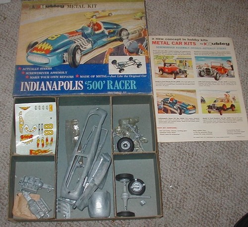 HUBLEY INDIANAPOLIS 500 RACER METAL MODEL CAR KIT | eBay