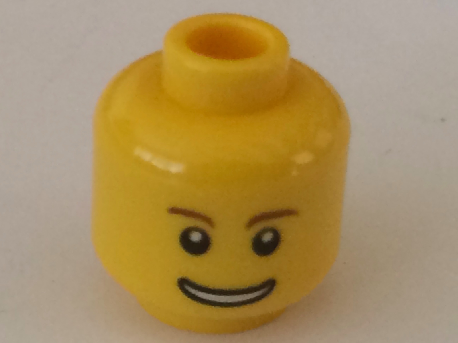 *NEW* 5 Pieces Lego Minifig YELLOW Head Male Thin GRIN with TEETH ...