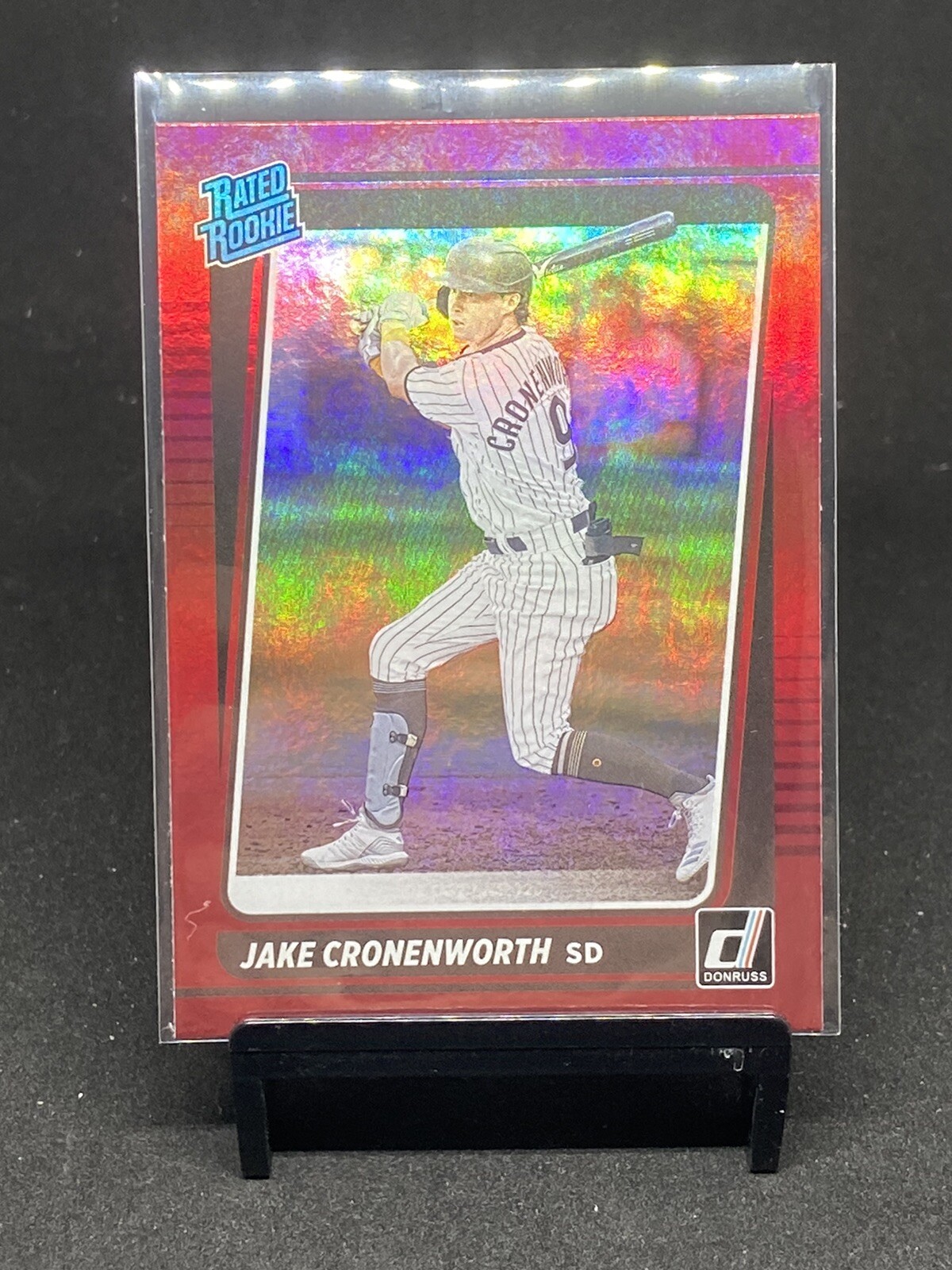 2021 Donruss Jake Cronenworth Rated Rookie RC Red Foil Paralllel SP Padres | eBay