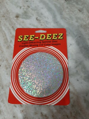See-Deez Light Diffracting Spinner Disc (Vintage )RARE #10-Brand New ...