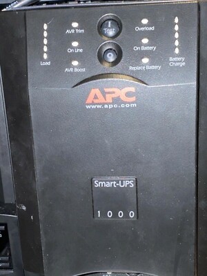 APC SUA1000 SMART UPS 1000W UNINTERRUPTIBLE POWER SUPPLY *USED*••NO ...