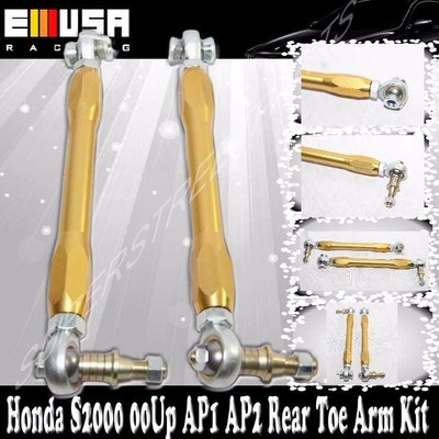 Rear Toe Arm Kit Adj.fit 00-09 Honda S2000 S2K Ap1 Ap2 GOLD | eBay