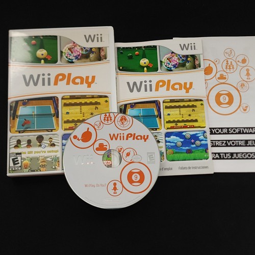 Wii Play Sports Games (Nintendo Wii 2007) Complete With Game, Case, And ...