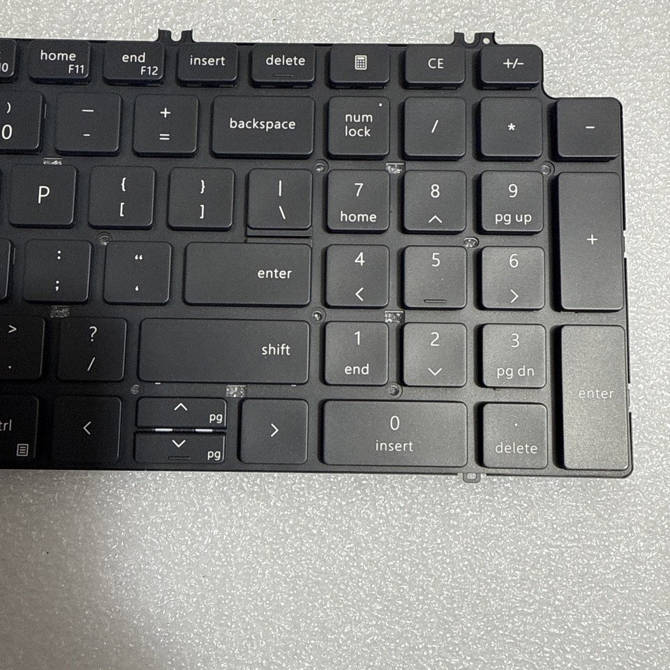 New Dell Precision 7550 7750 7560 7760 US Replacement BCL Keyboard ...