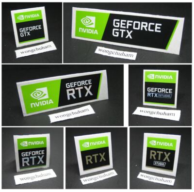 PC Notebook Sticker - NVIDIA GEFORCE GTX RTX STUDIO Sticker ...
