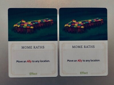 Disney Villainous | Queen Of Hearts Effect, Mome Raths Fate Card x2 ...