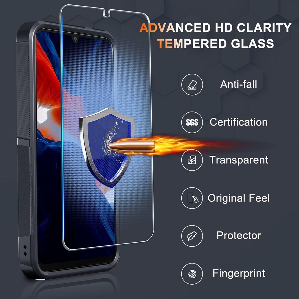 For Samsung Galaxy A16 5G Shockproof Rugged Phone Case Cover + Screen ...