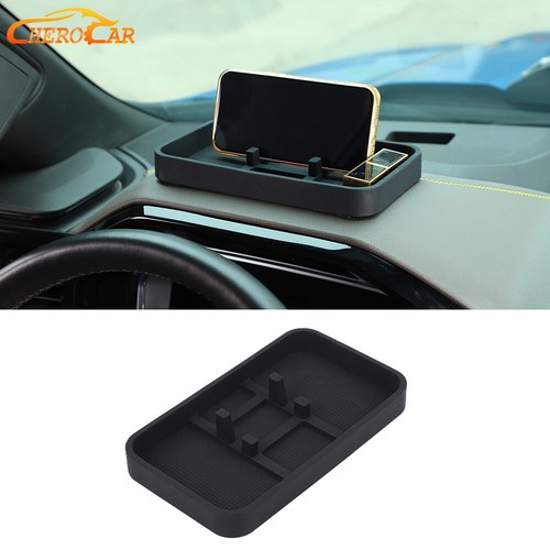 Center Console Phone Mount Holder Storage Box Organizer Universal Tray ...