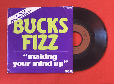 Bucks Fizz Making Your Mind Up Don’t Stop Eurovision 1981 VG+ Vinyl 45T ...
