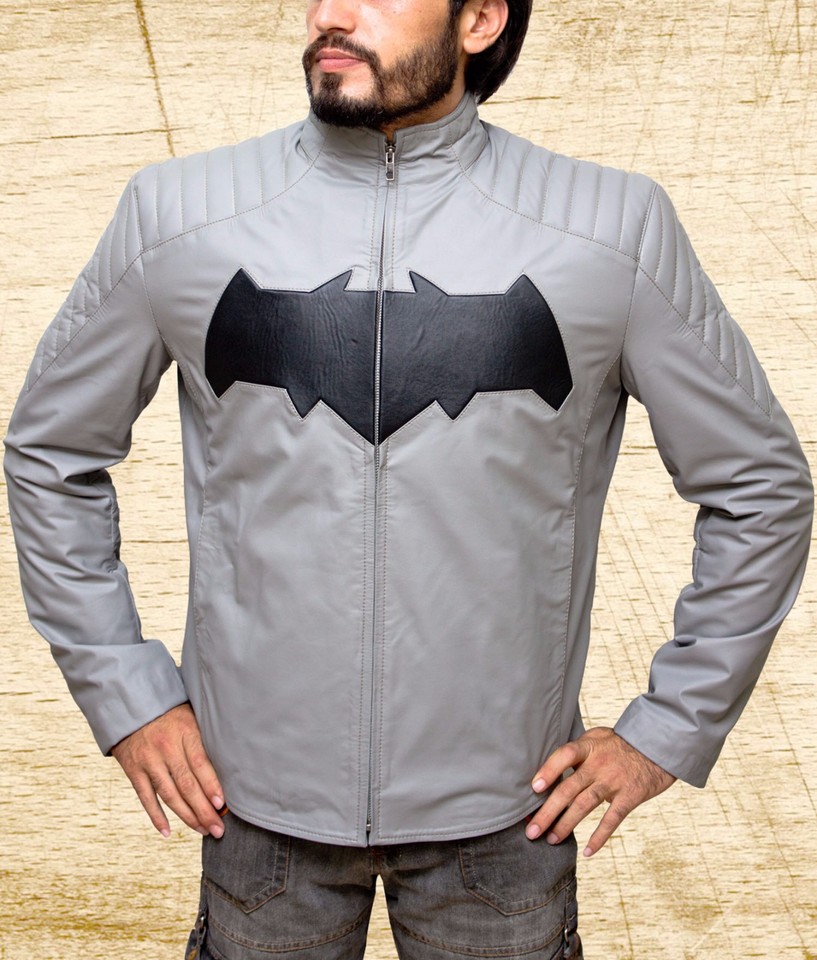 Batman Beyond Bat Logo Handmade PU Leather Jacket | eBay
