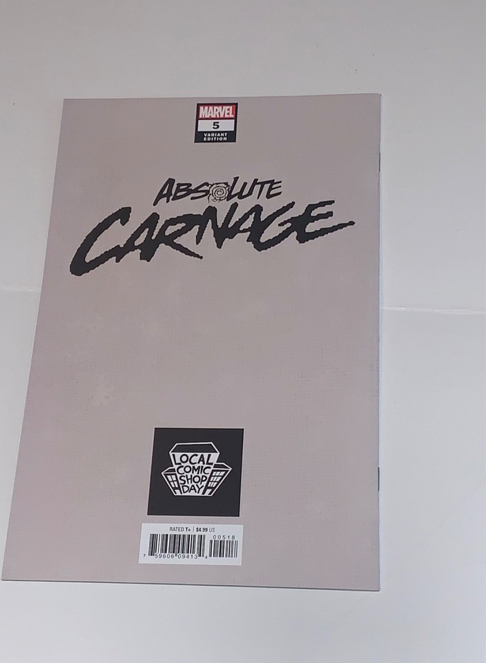 Absolute Carnage #5 LCSD Virgin Cover 1:25 Marvel Comics | eBay