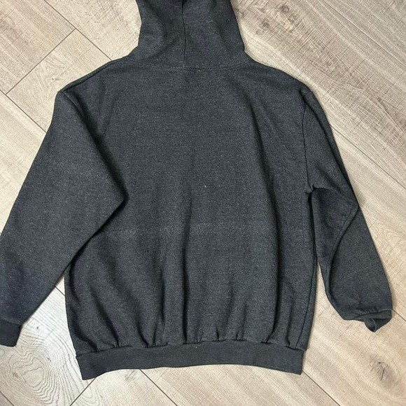 Japanese Wave Graphic Hoodie • Red Sun Kanji Print • Size M/L ...