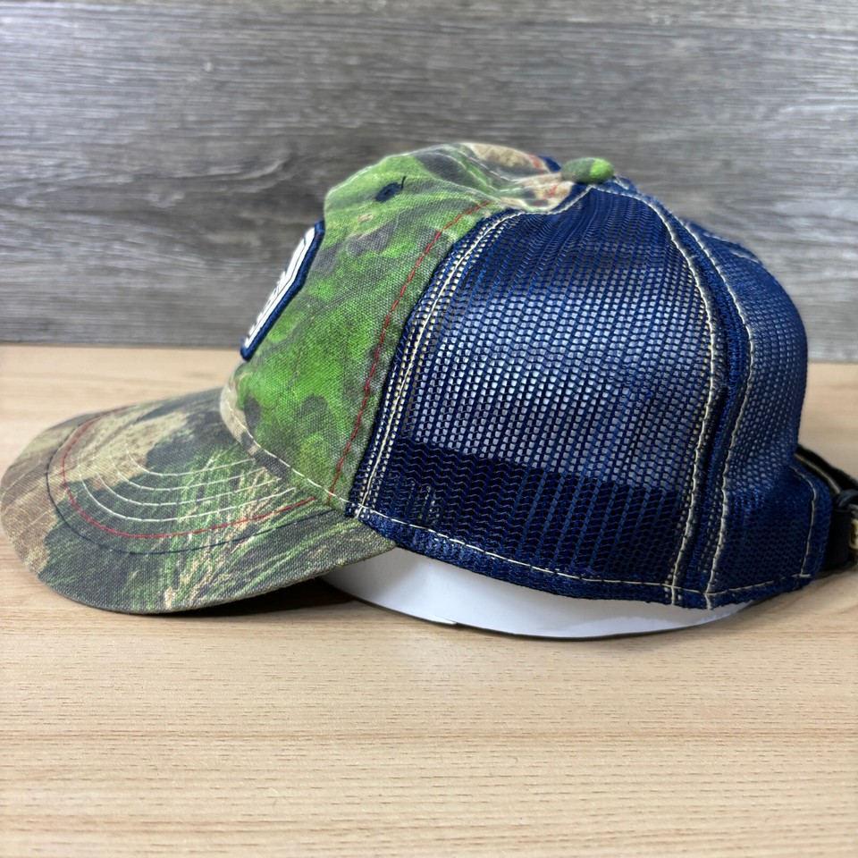 National Wild Turkey Federation Hat Cap Strap Back Brown Green Camo ...