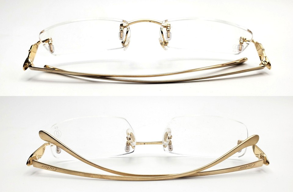 Authentic Cartier Gold Panthere Glasses CT00580 | eBay