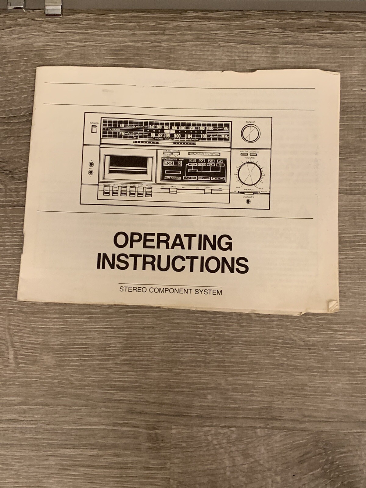 Vintage SOUNDESIGN Model 5642 Radio Tape Player/Recorder With Manual | eBay