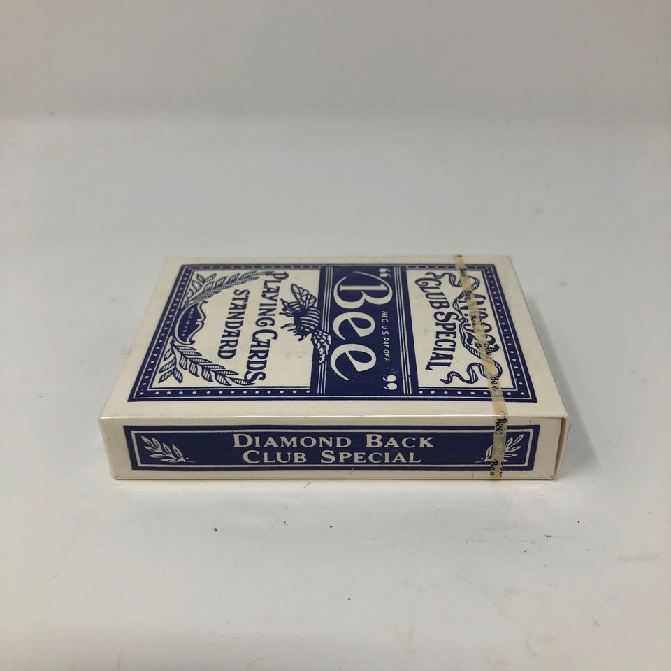 Vintage Bee Club Special No. 92 Diamond Back Blue Tax Stamp Sealed ...