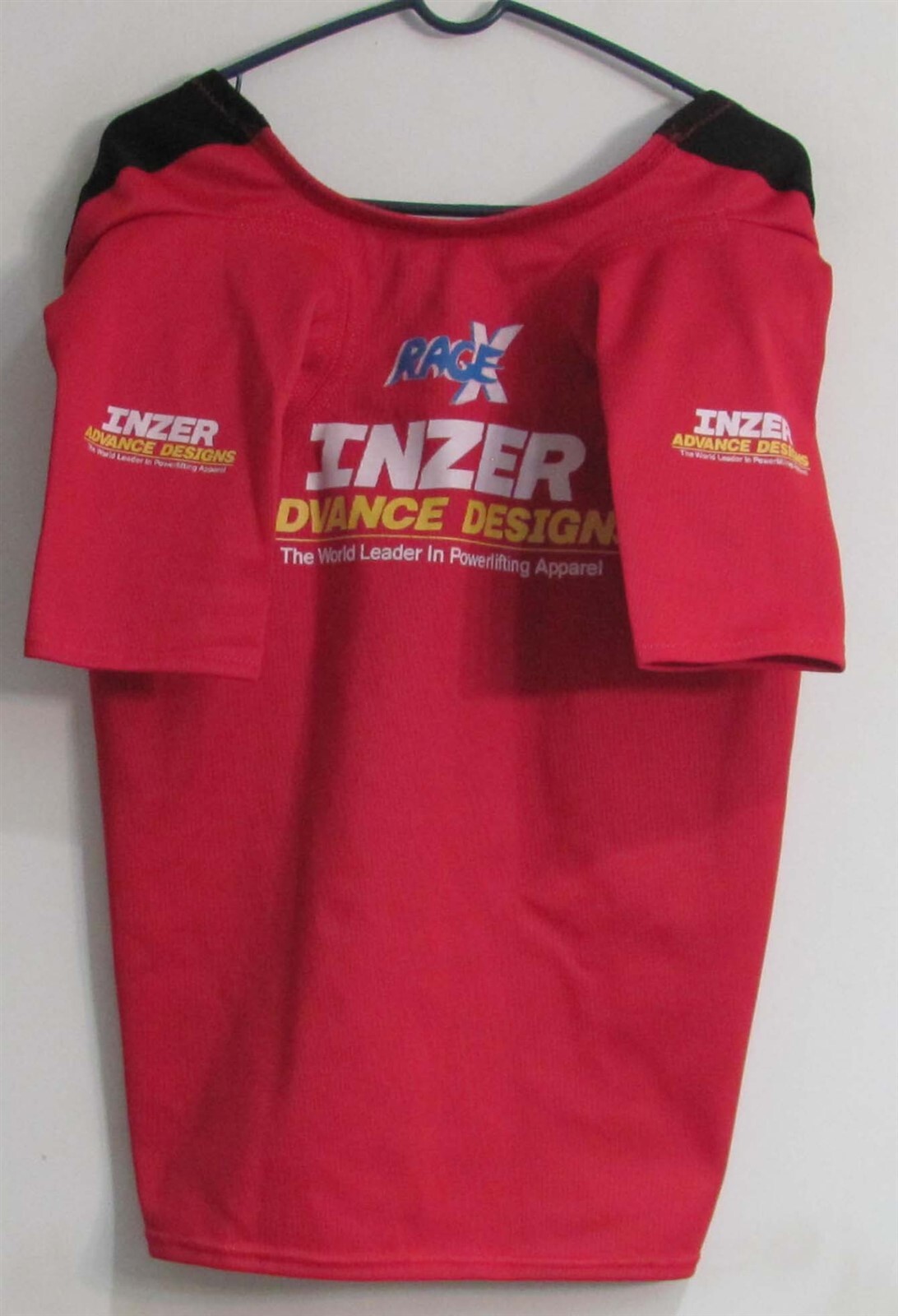 Inzer Rage X Bench Shirt 46 Red & Black w/Custom 1" Scoop & H.D. Neck ...