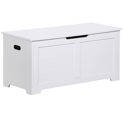 Flip-Top Kids Toy Chest Box Storage Closet Bench with 2 Safty Hinges ...