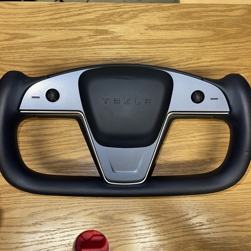 Genuine OEM Tesla Plaid Yoke Complete*Steering Wheel 2021-2023 Tesla ...