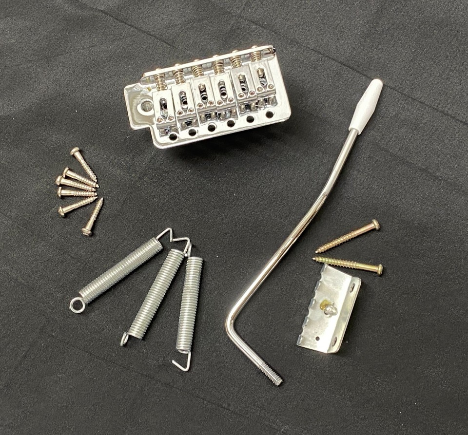 THIN BODY Fender Squier Strat TREMOLO BRIDGE SYSTEM ARM CLAW SPRING ...