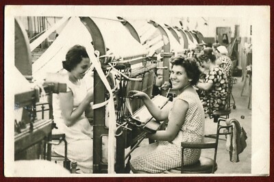 Vintage Photo 50s Beautiful Girls in the Sewing Workshop, Soviet Working Class | eBay