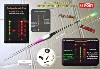 Smart & New Model Flashes LED Night Fishing Float Garfish Warehou ...