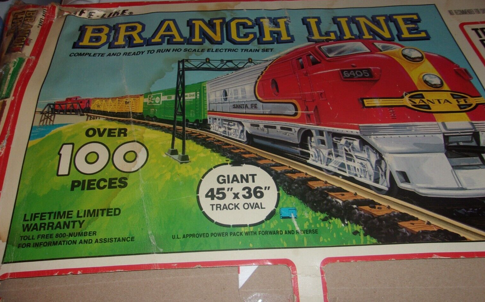 LIFE LIKE BRANCH LINE TRAIN SET | eBay
