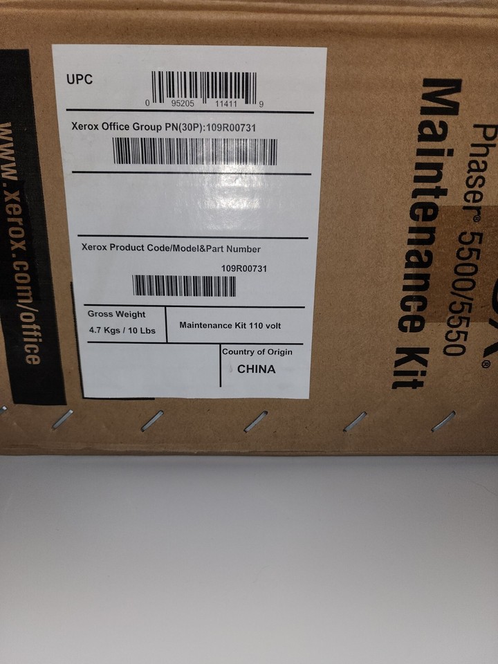 Xerox Phaser 5500 Maintenance Kit (109R00731) 95205114119 | eBay